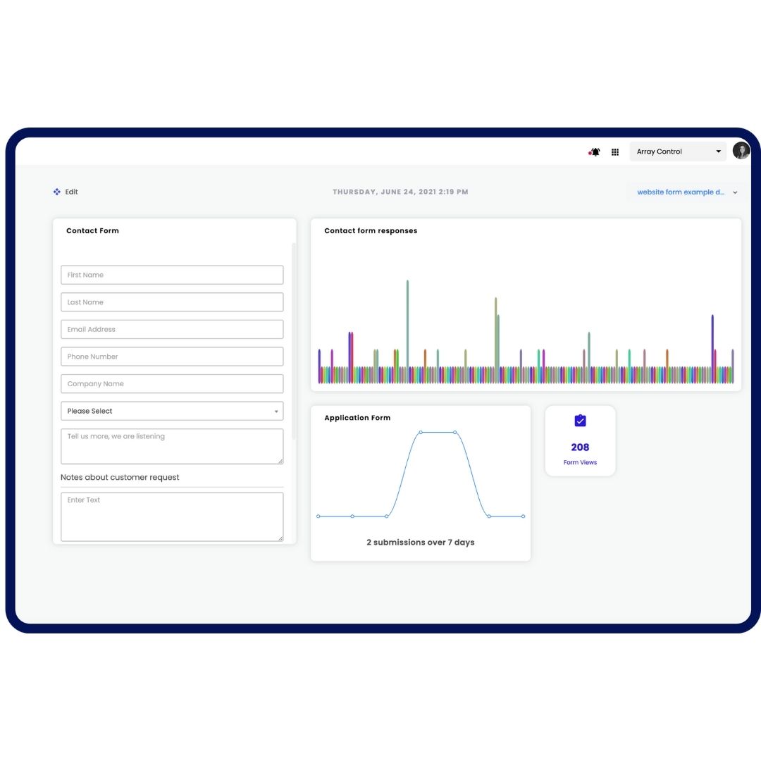 Free Webforms, Website Contact and Application Forms