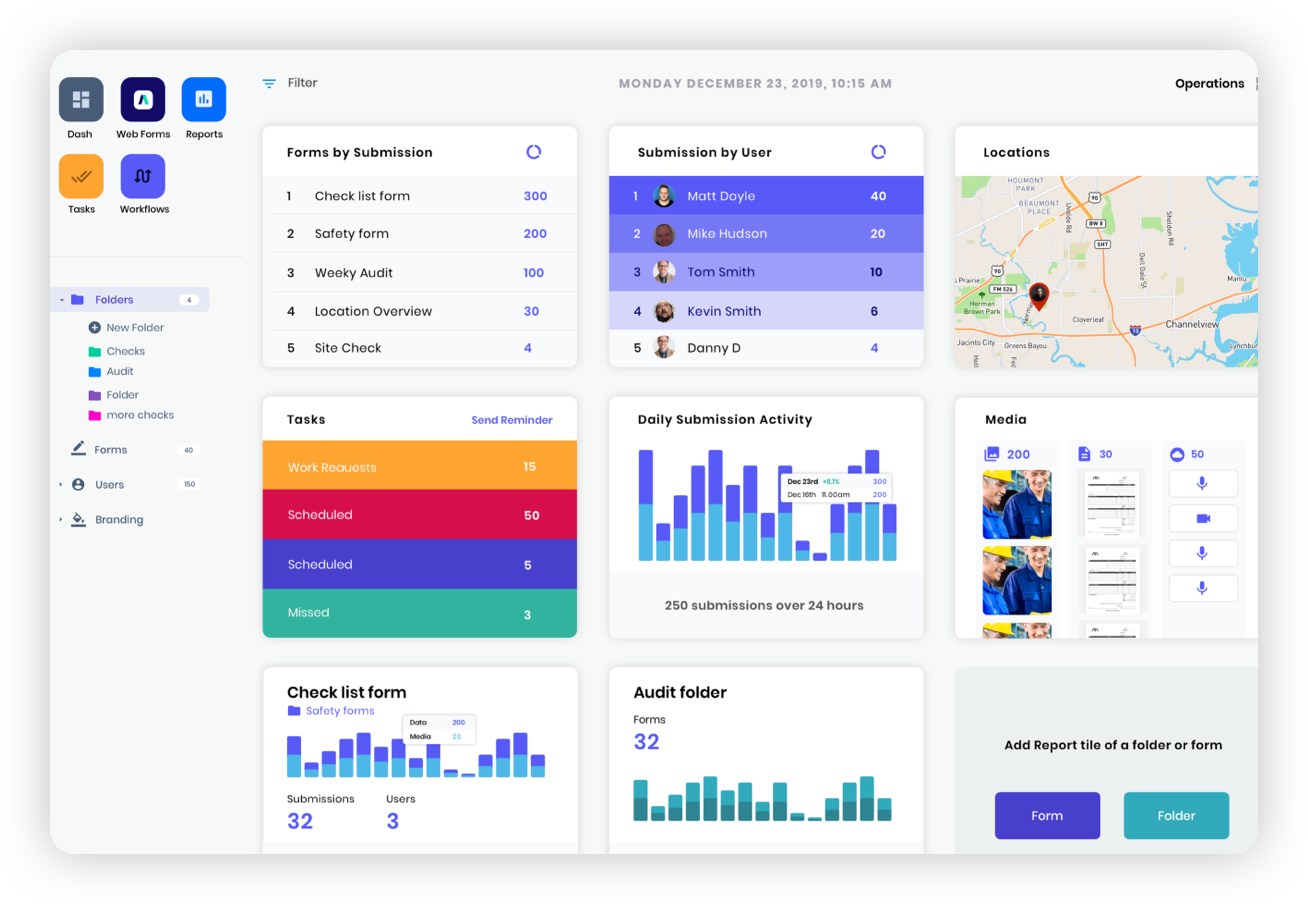 Online Form Builder, Data Collection Using Mobile and Desktop