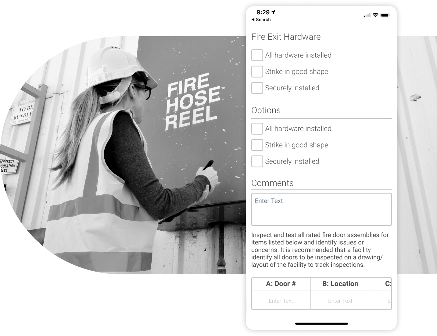Mobile Fire Safety Inspection & Reporting Software, iOS & Android App